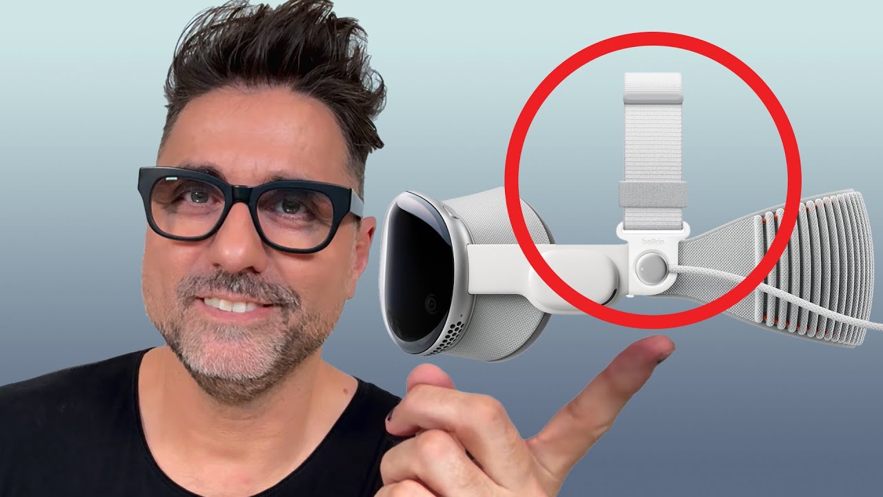 Belkin Head Strap for Apple Vision Pro | Review - YouTube