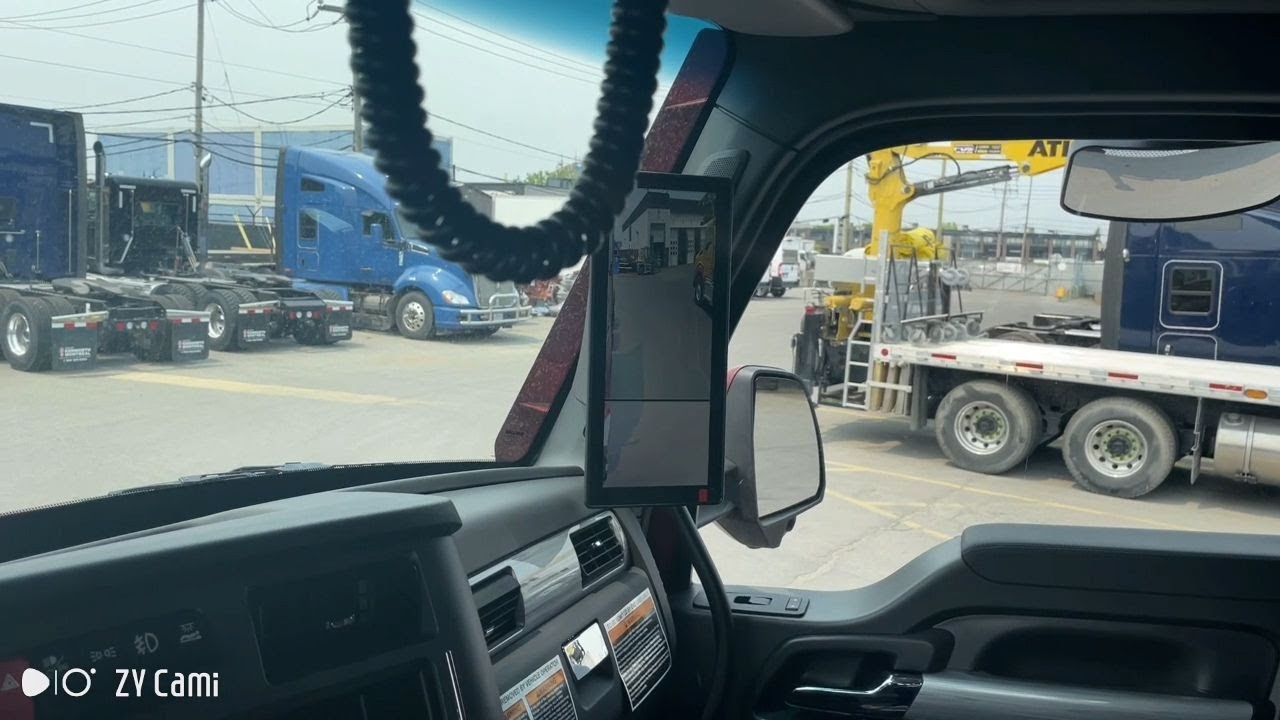 Option Kenworth : Rétroviseur à caméra latérale (New Side Camera ...