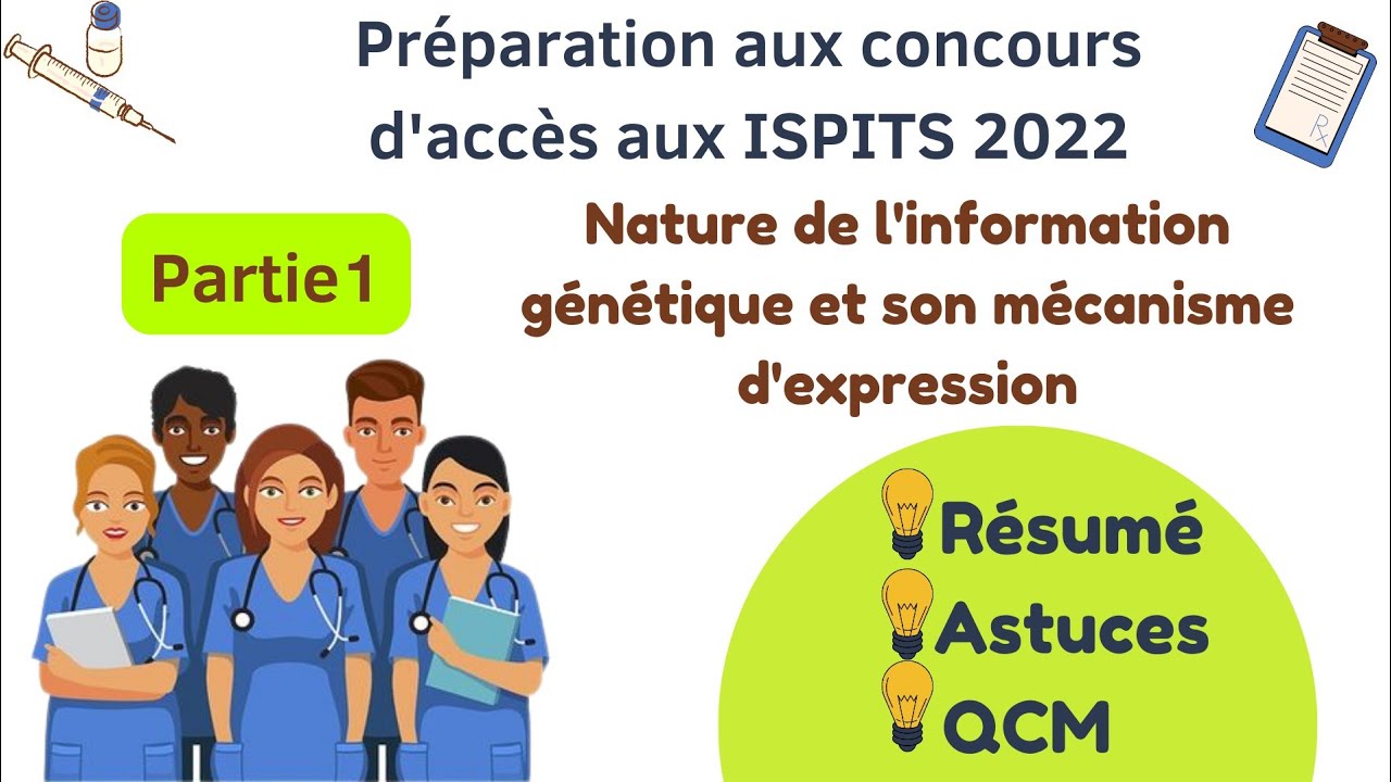 préparation aux concours d'ISPITS et I3S 👩🏻‍⚕️ ️ résumé nature d ...
