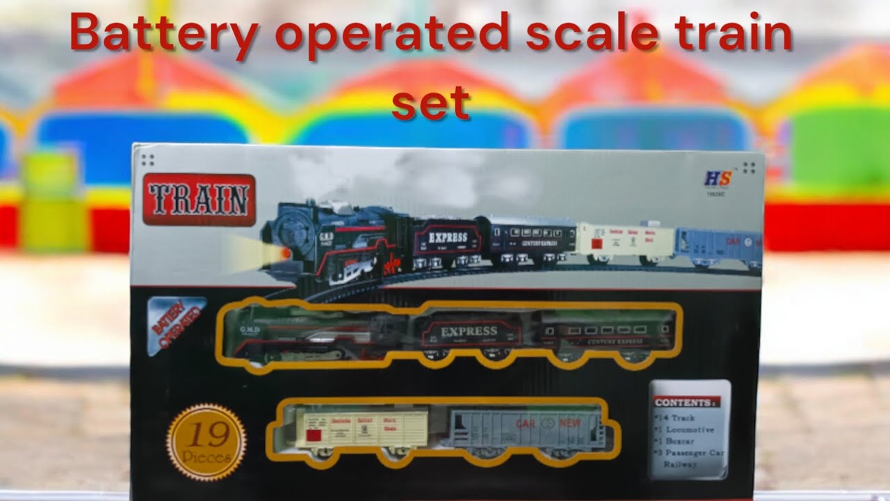 Battery operated train set #ho scale #rail king #toy train#locomotive # ...