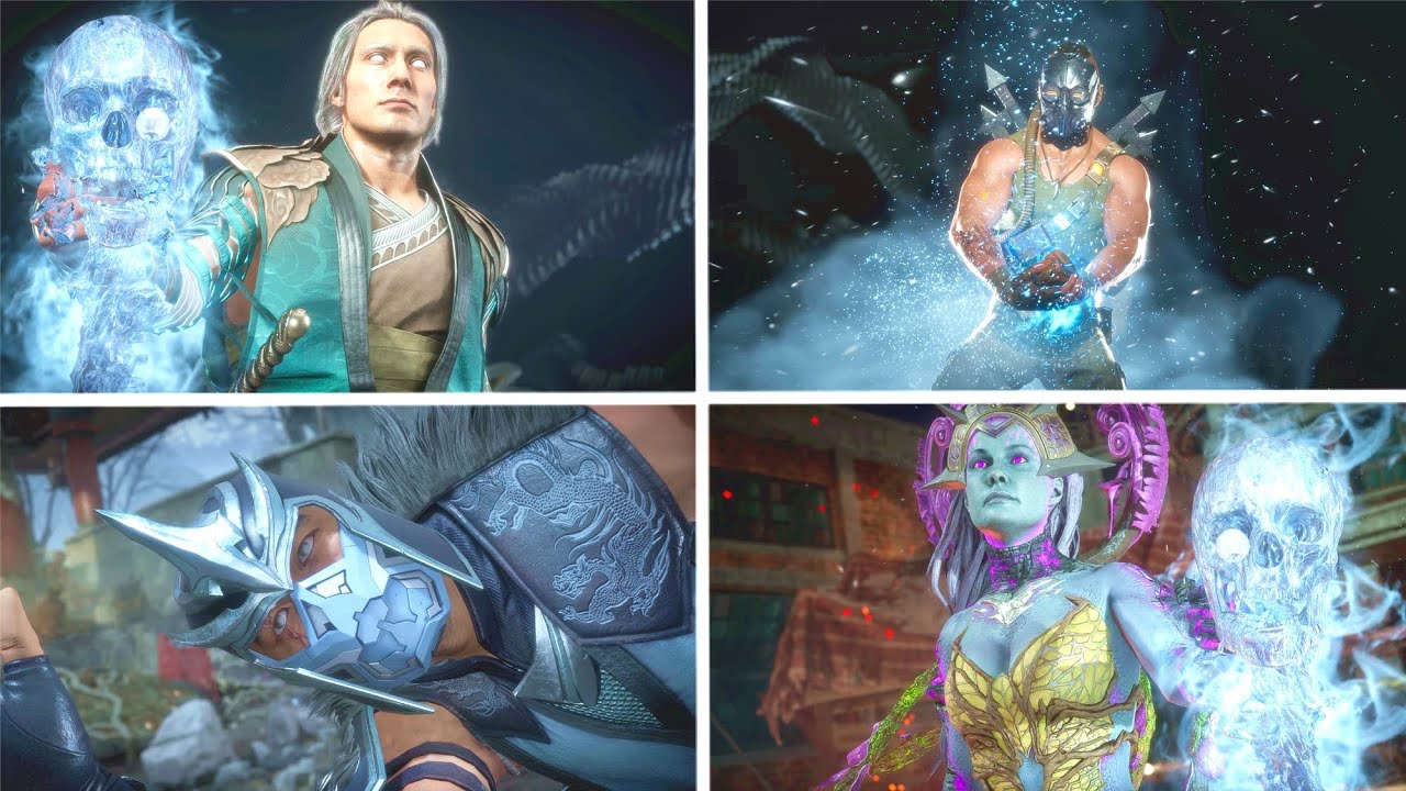 MK11 - All Characters Performs Sub-Zero "Cold Fist" & Victory Poses ...