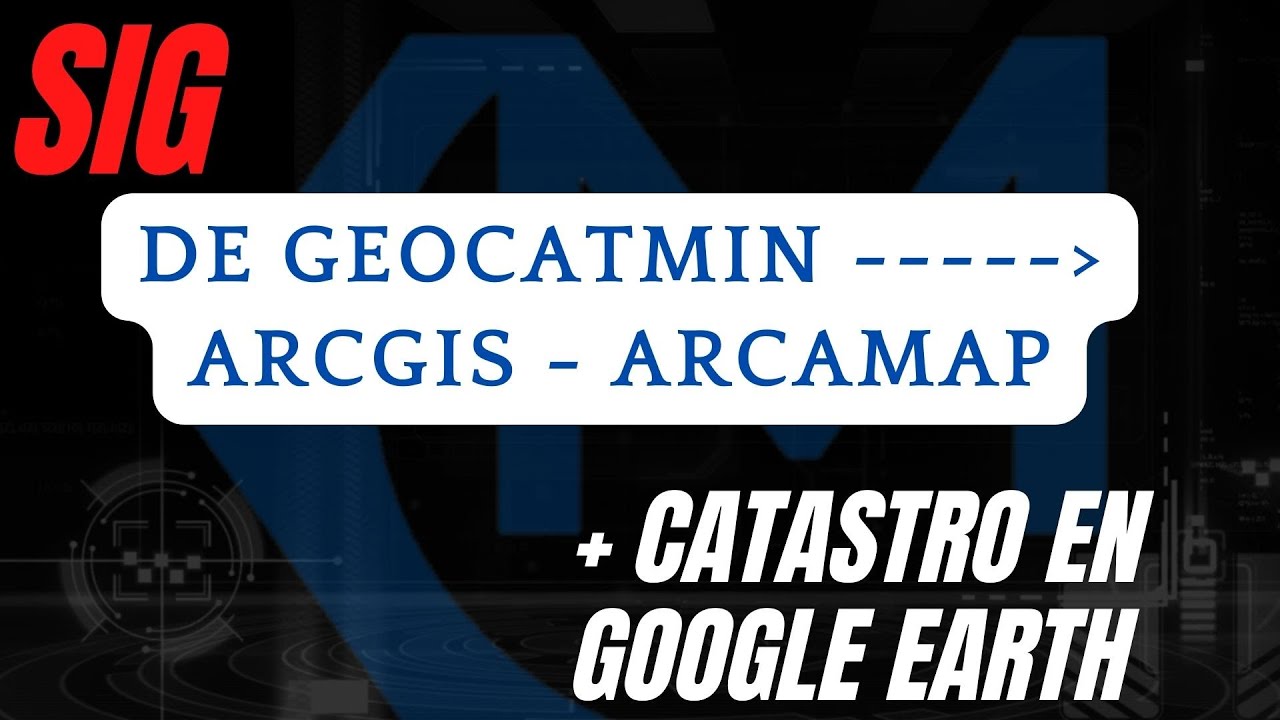 SIG.- Descargar datos de GEOCATMIN para ARCGIS . ARCMAP, del catastro ...