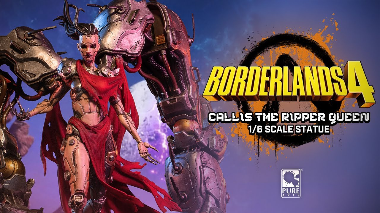 Official PureArts Borderlands Callis the Ripper Queen 1/6 Scale Statue ...
