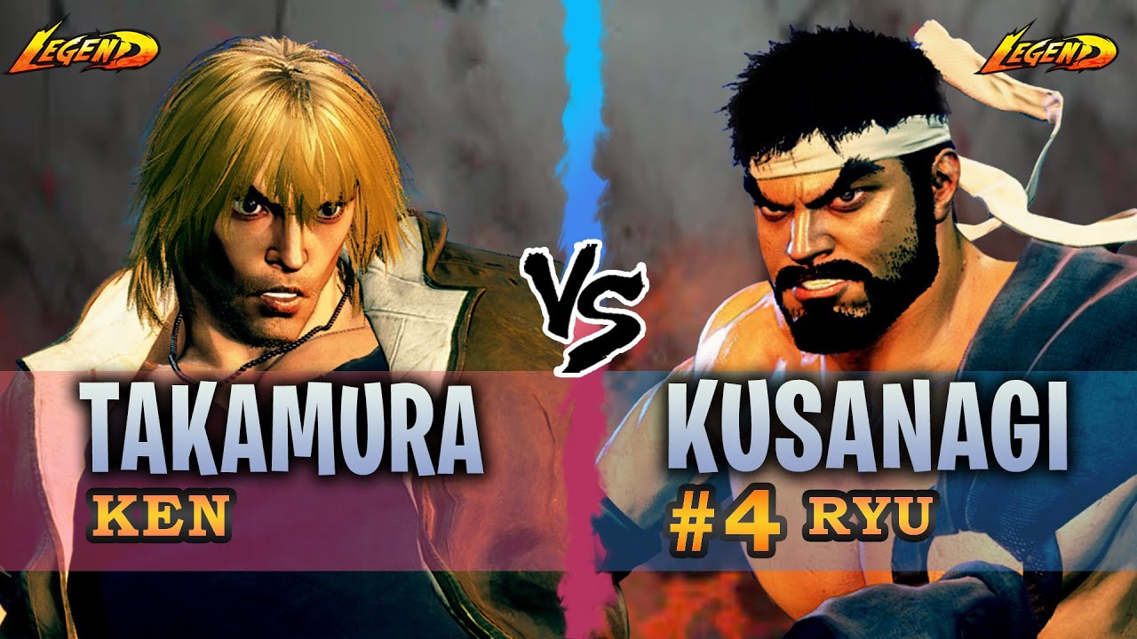 SF6 Ken ( Takamura ) Vs. Ranked #4 Ryu ( Kusanagi )『 Street Fighter 6 ...