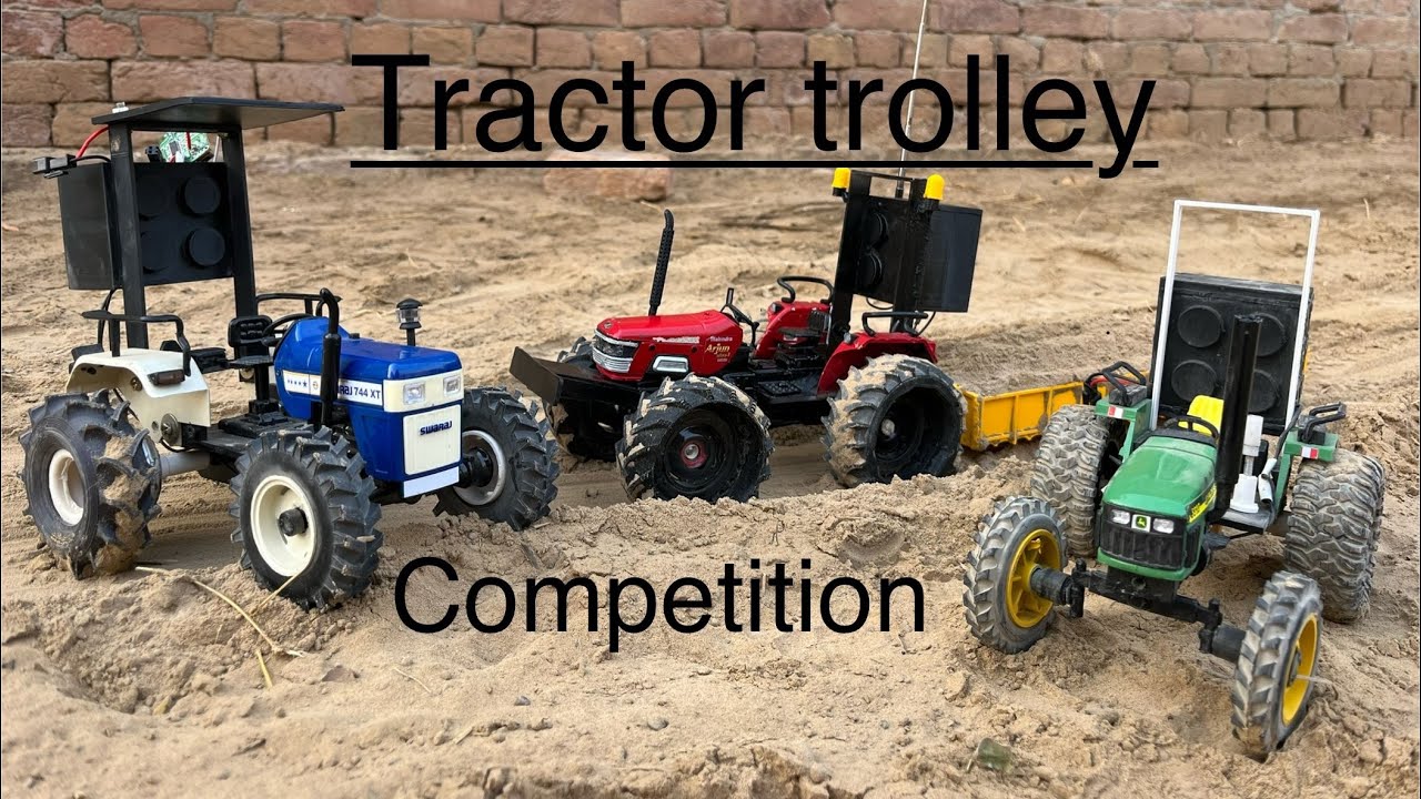 Trolley pulling competition 🚜🛞#pinddevlog2445 - YouTube