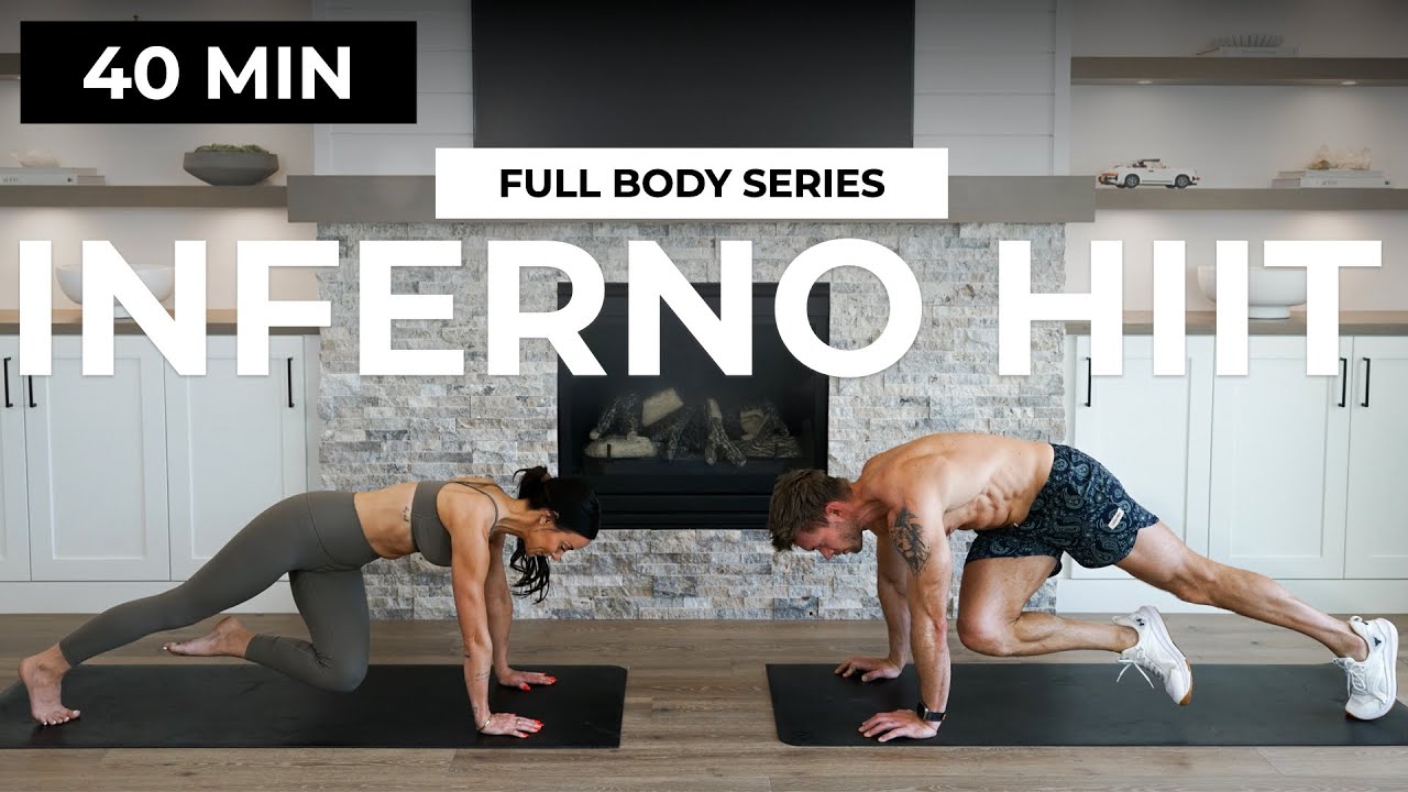 40 Min Full Body INFERNO HIIT Workout (No Equipment) | FULL BODY Series ...