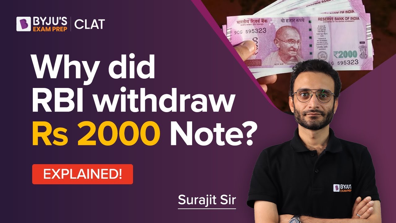 Why has the RBI withdrawn Rs 2000 Notes? Explained! #currentnews # ...