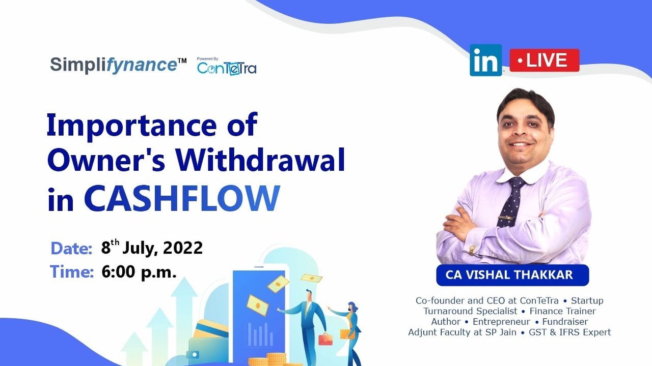 Importance of Owner's Withdrawal in Cashflow - YouTube