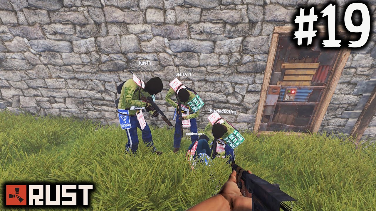 LOS AZTECA RAIDERS! RUST #19|Gameplay Español - YouTube
