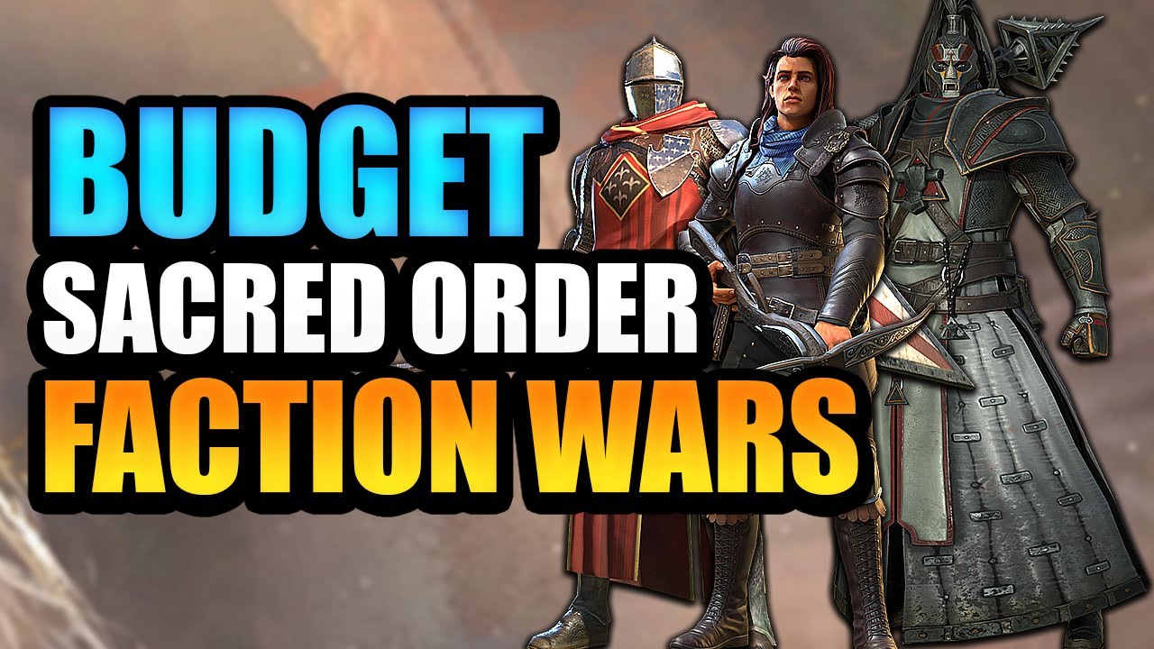 AMAZING BUDGET OPTIONS FOR SACRED ORDER FACTION WARS | RAID: SHADOW ...