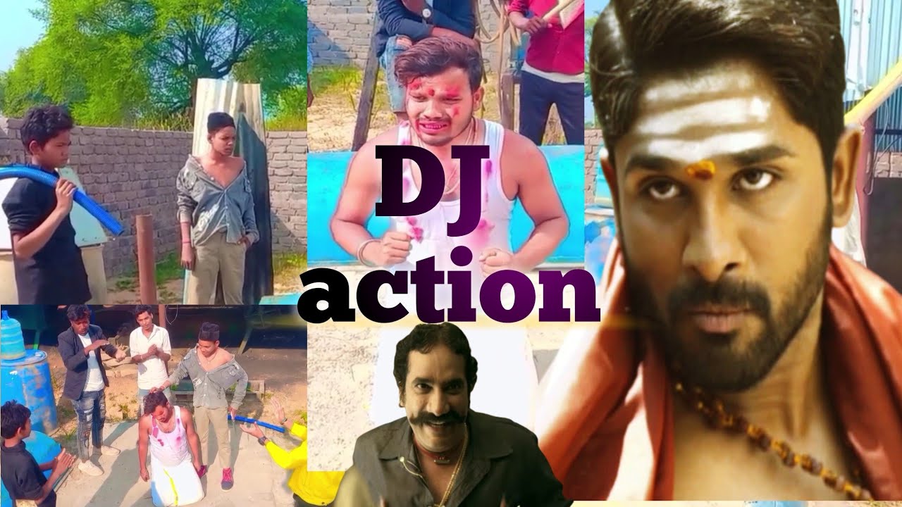 DJ Movie best dialogue action//Allu Arjun Action /santosh raj - YouTube
