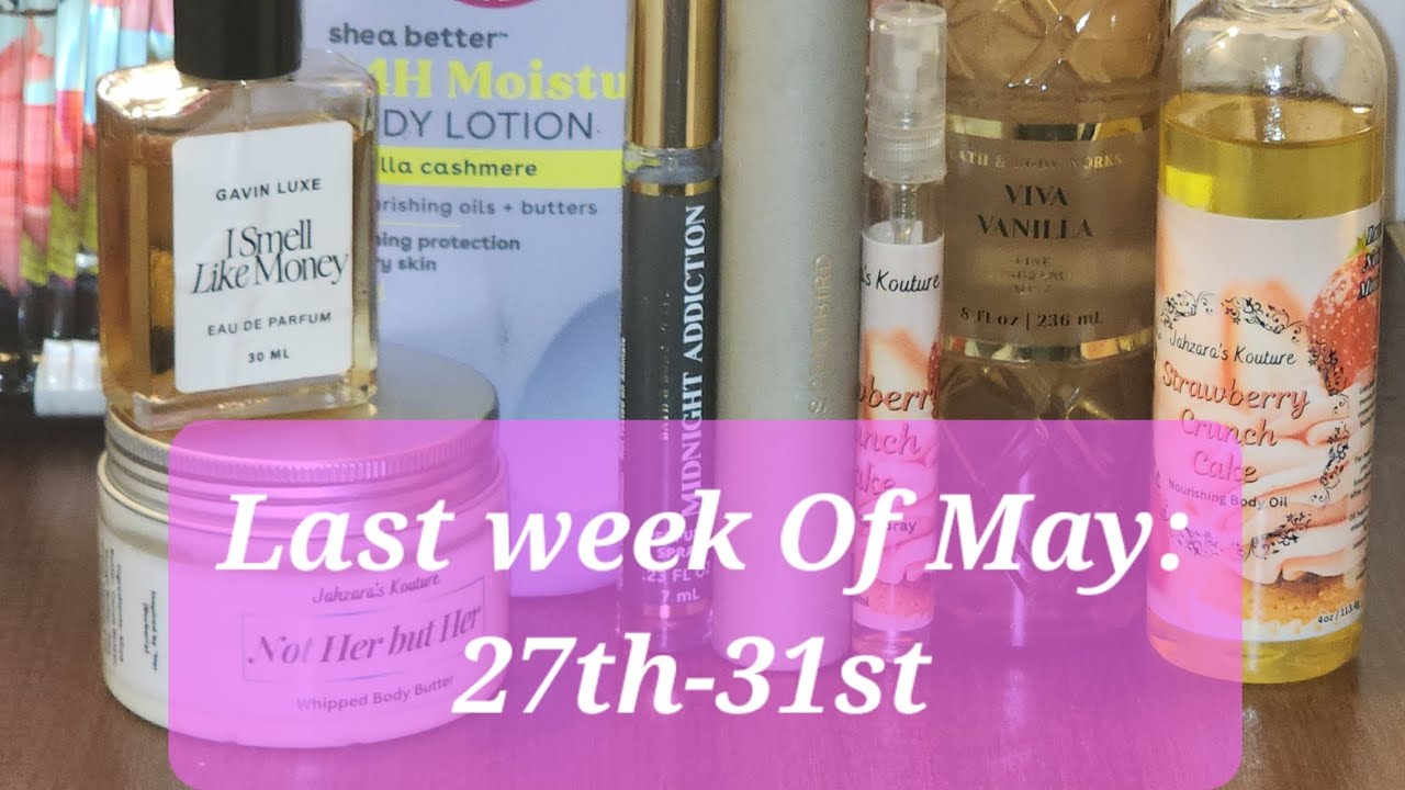 Last week of May Fragrance Tray |What's your Scent Haul | # ...