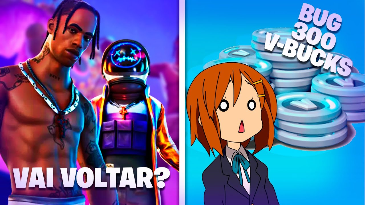 FORTNITE | TRAVIS SCOTT NA LOJA? - BUG DE V-BUCKS - YouTube