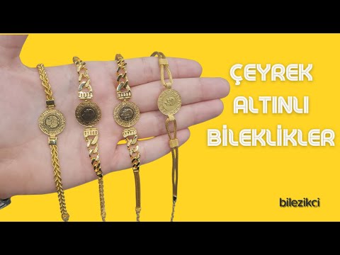 22 Ayar Çeyrek Altınlı Bileklik Modelleri #çeyrekaltınlıbileklik #altınbileklik