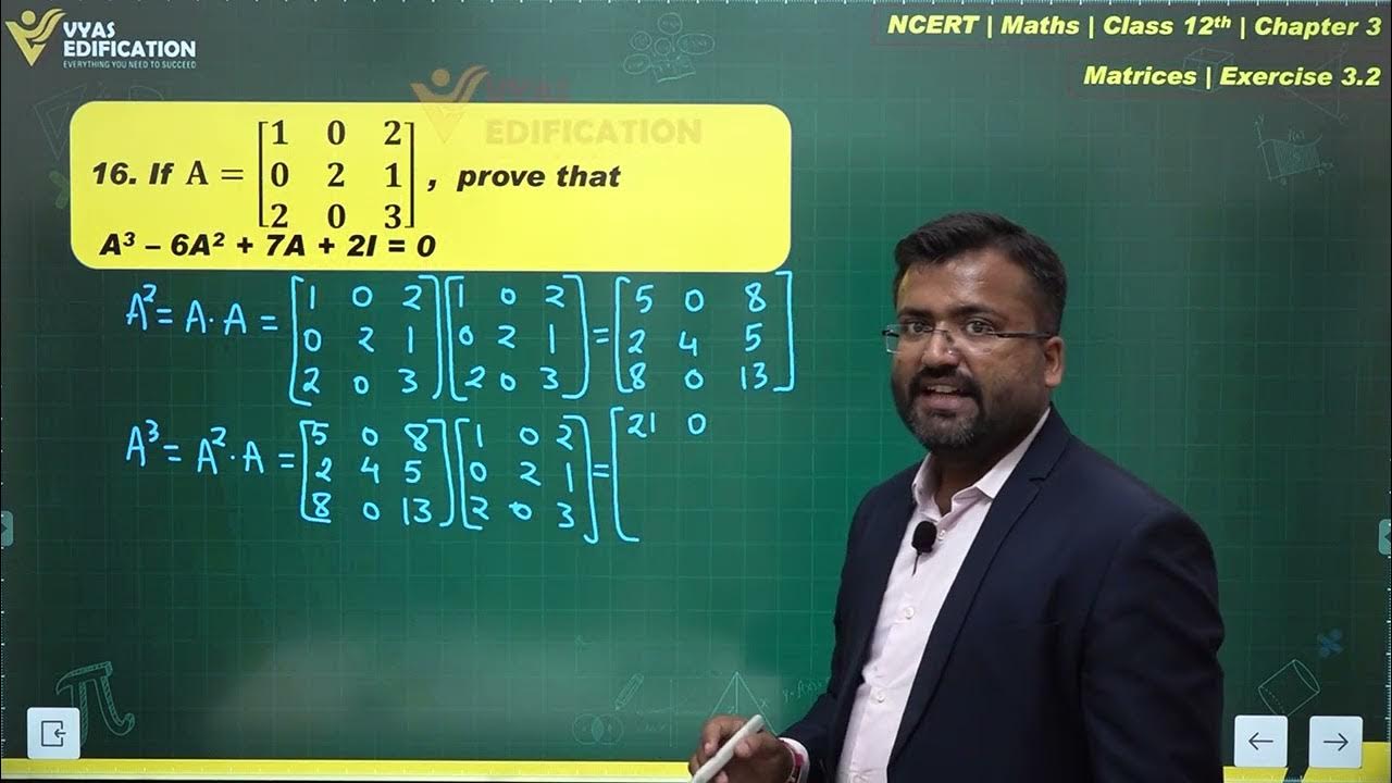 NCERT 12th Maths Chapter 3 Exercise 3 2 Q 16 Matrices - YouTube