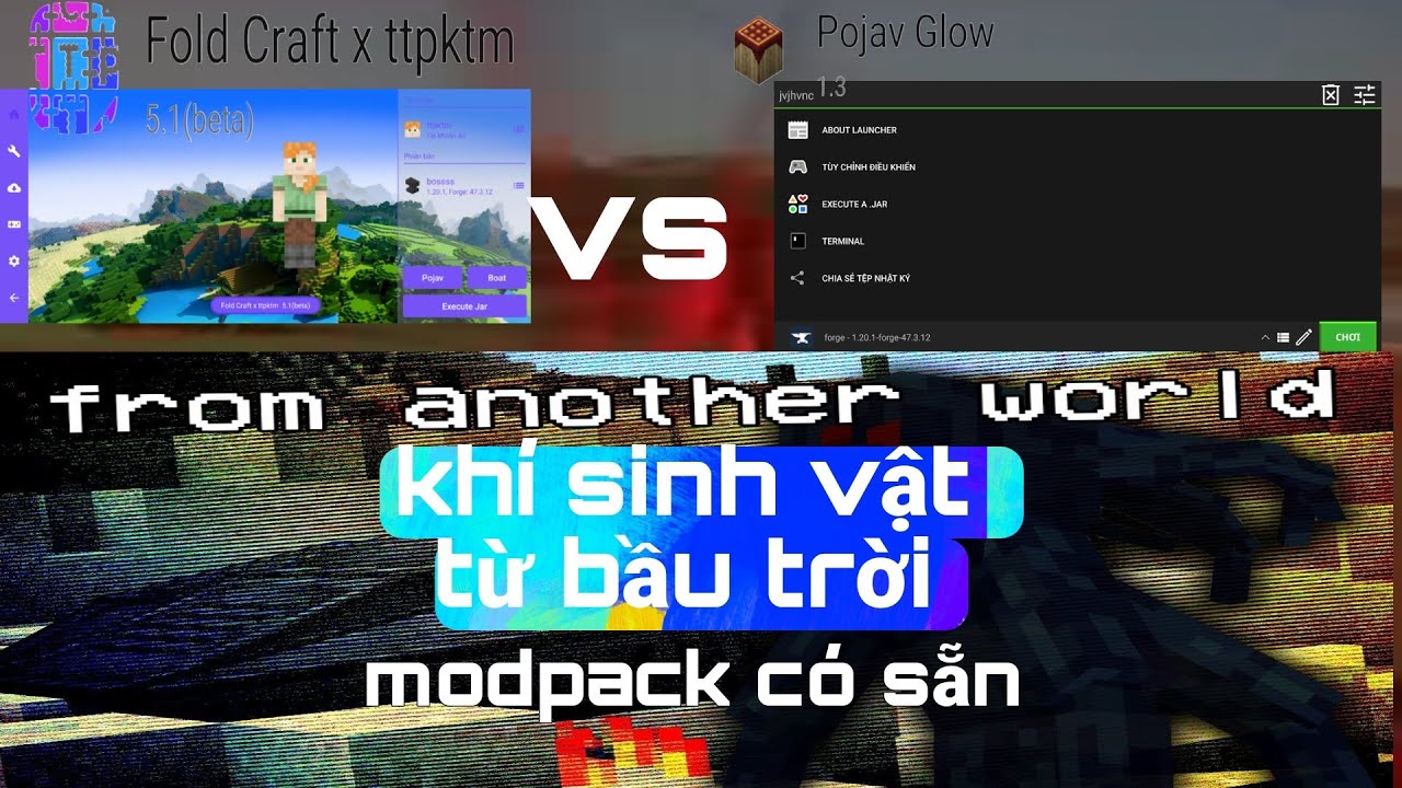 update pojav Glow1.3vsFCL-ttpktm5.1:mod những quái vật lây nhiễm virus từ bầu trời kinh dị# ...