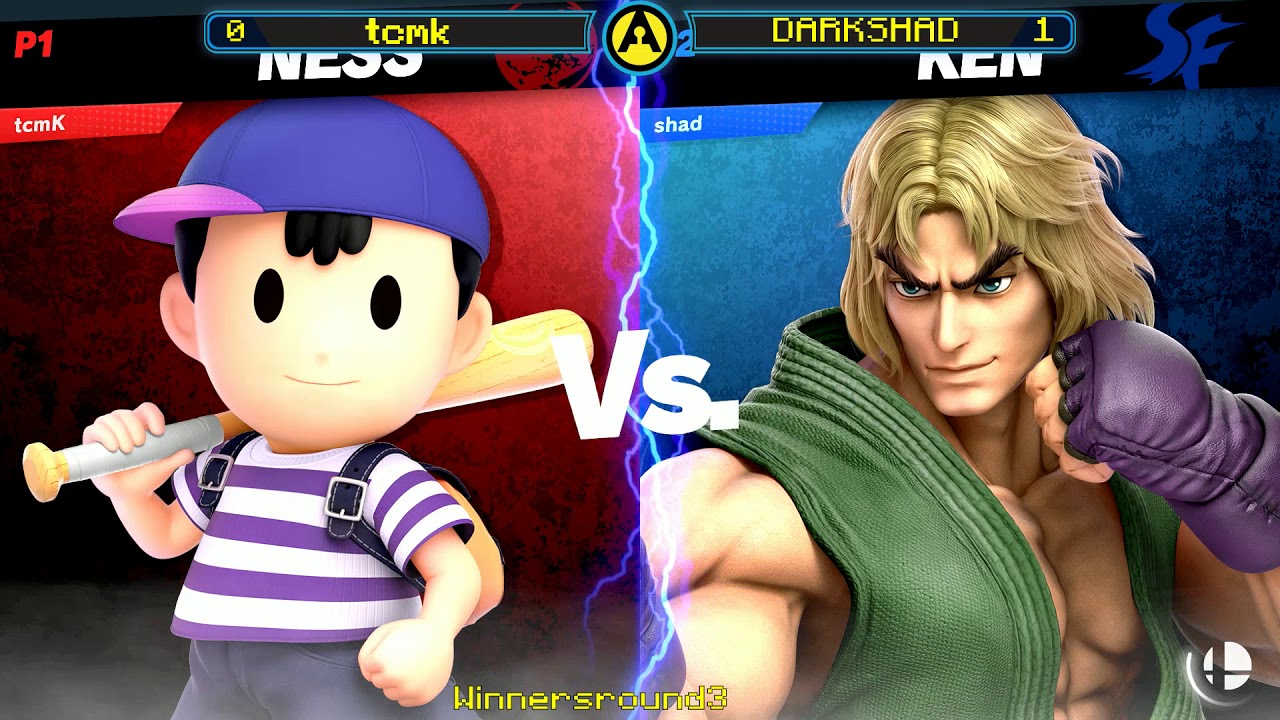 tcmK(Ness) vs Darkshad(Ken,Shulk) Arcade Legacy #26 SSBU Winners ...