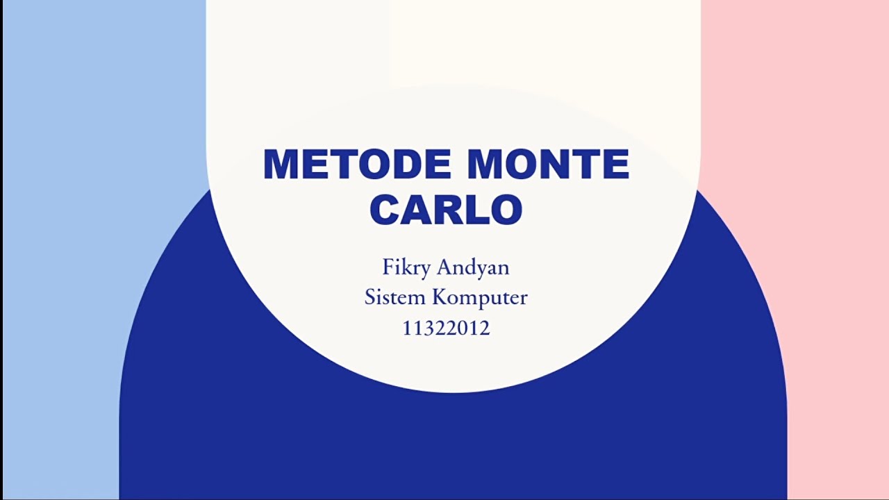 SIMULASI METODE MONTE CARLO - YouTube