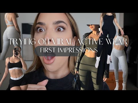 TRYING ON VIRAL ACTIVEWEAR 2023