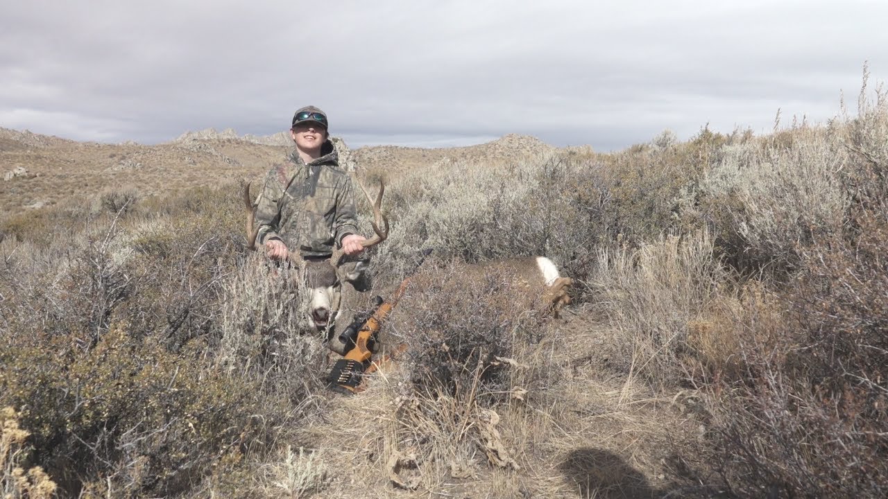 Casey's Nevada 2020 youth Deer hunt - YouTube