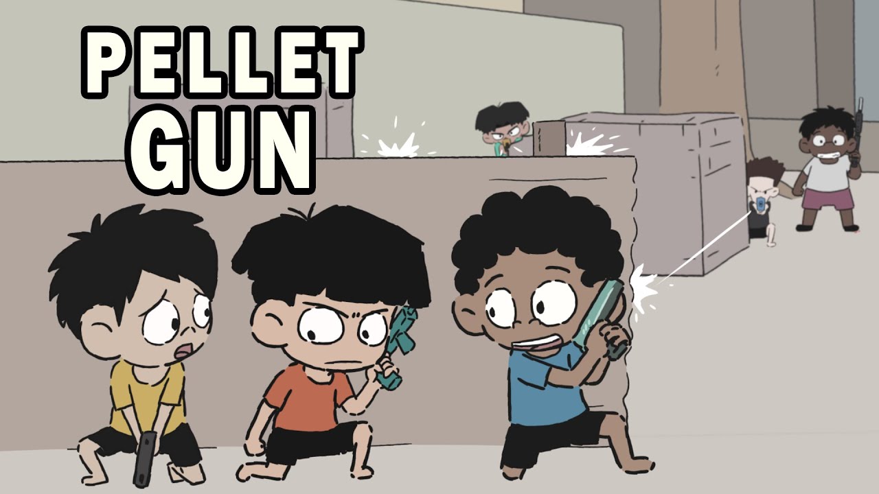 LARONG PELLET GUN | PINOY ANIMATION - YouTube