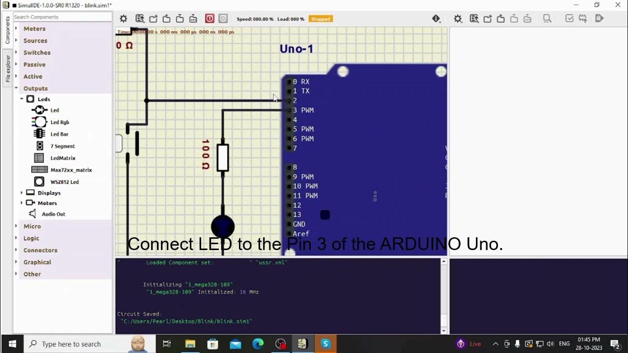 Interfacing Switch and LED with Arduino Uno - YouTube
