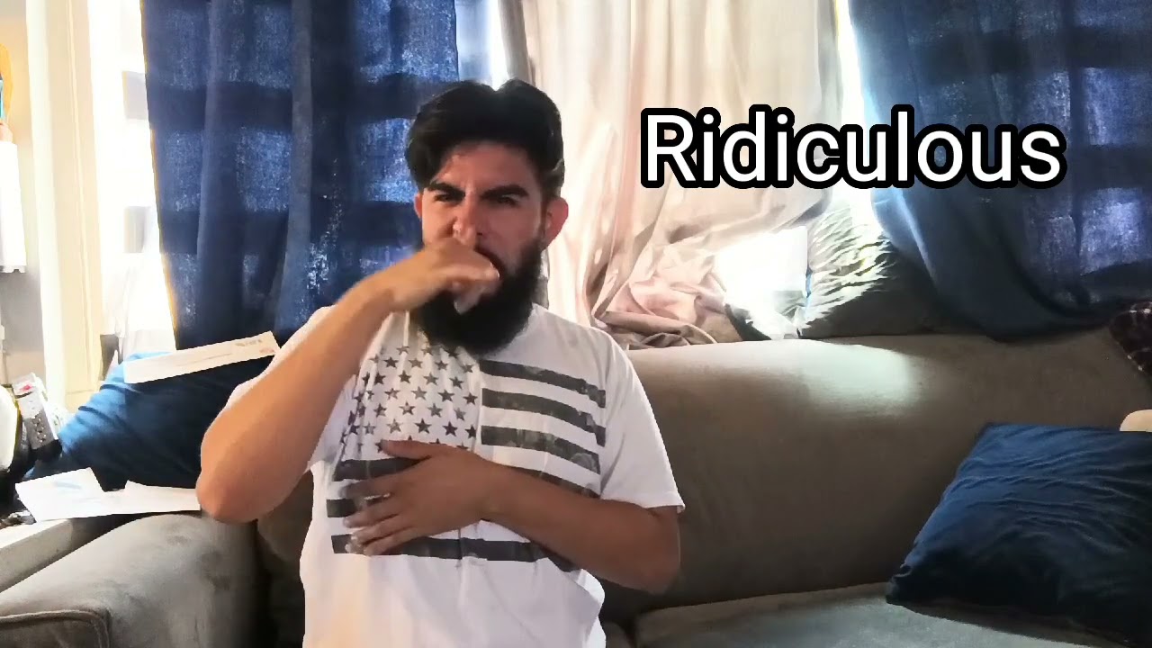Ridiculous, Foolish, Insane ASL(Sign Language)- Deaf - YouTube