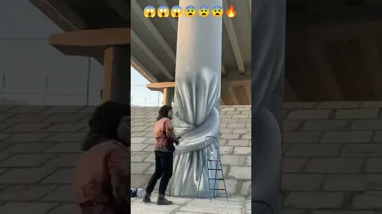 Butiful wall penting// dival par khatarnak painting - YouTube