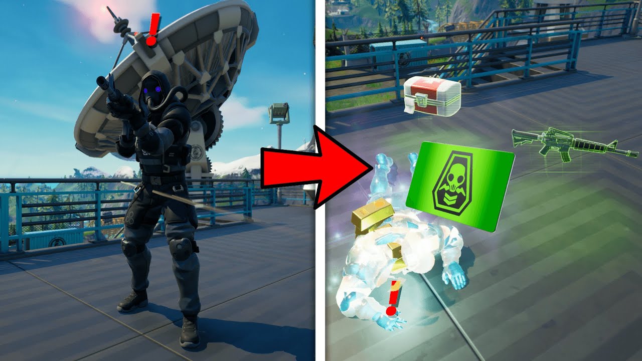 Collect Access Card from an IO Guard - Fortnite Week 8 Legendary Quest ...