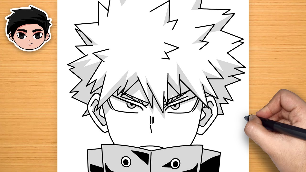Como Desenhar Katsuki Bakugo (My Hero Academia) - YouTube