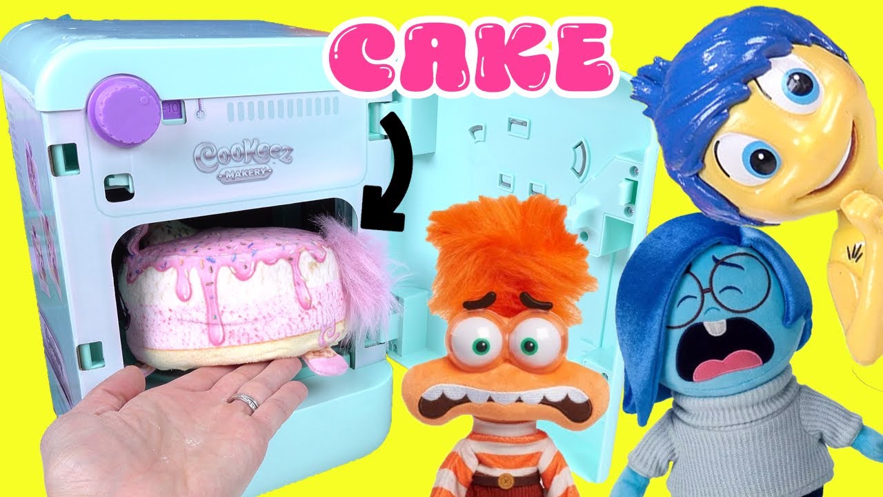 Inside Out 2 Movie Characters Make Cookeez Makery Fridge Cake! DIY ...