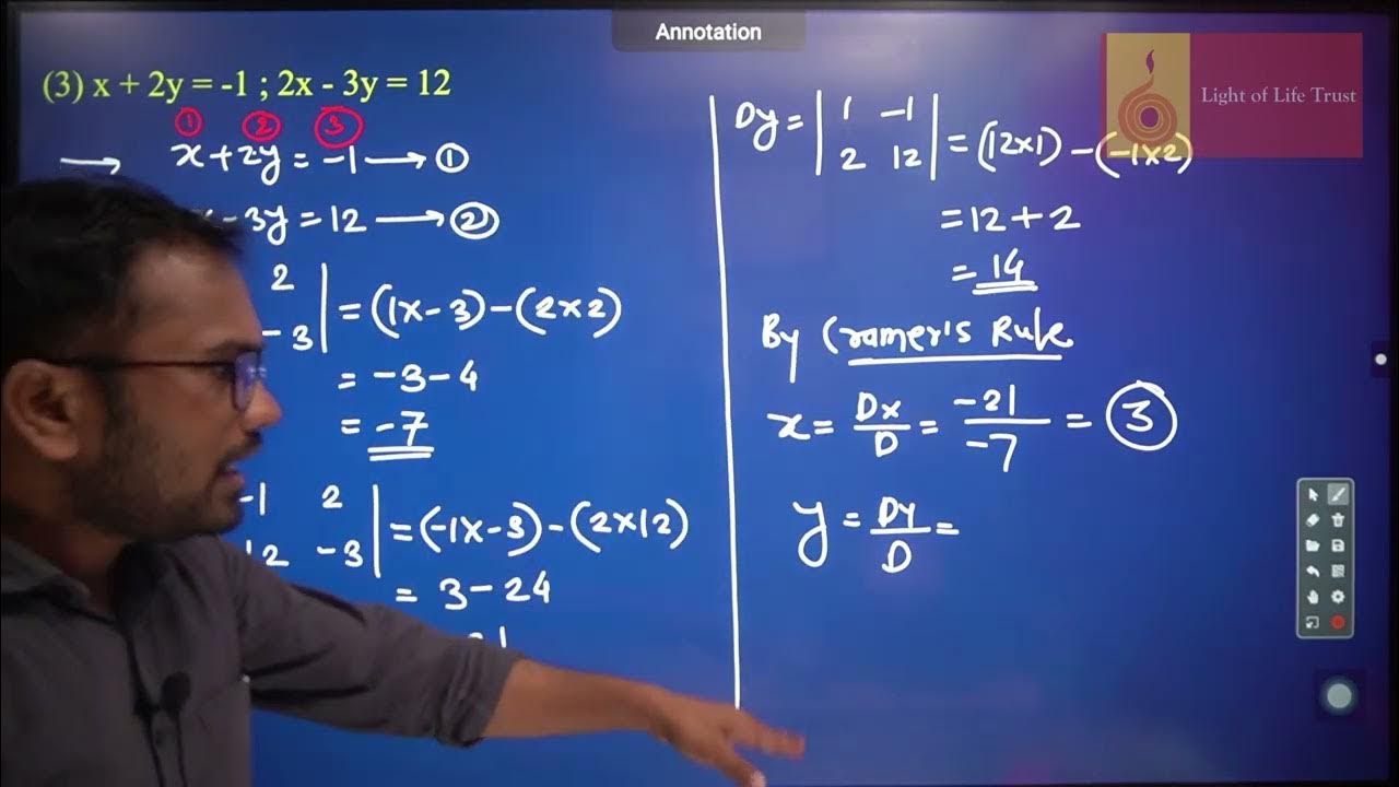 10th STD | Math 1 | Chapter 1 | Linear Equation in two variables| Practice Set 1.3 | Video 3 ...