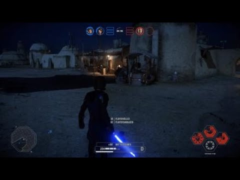 Battlefront 2 old Anakin duel - YouTube