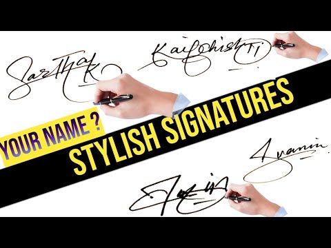 Stylish signatures | A to Z signatures | how to make signatures ...