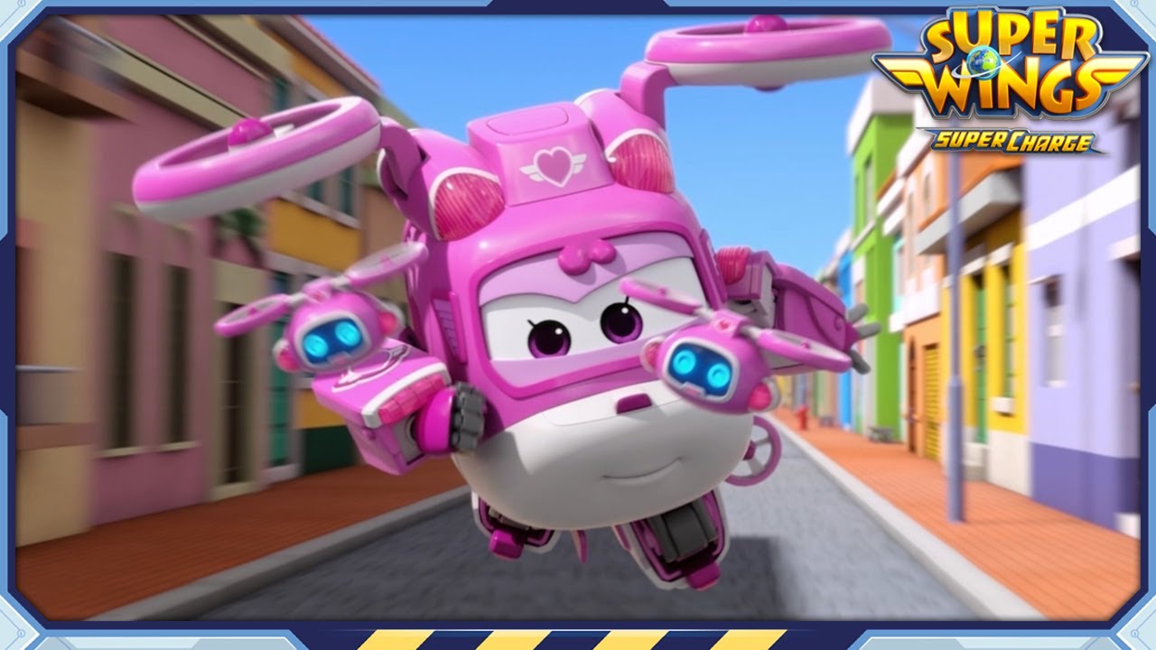 [SUPERWINGS4 Highlight] Drone Painting | EP21 | Superwings Supercharged ...