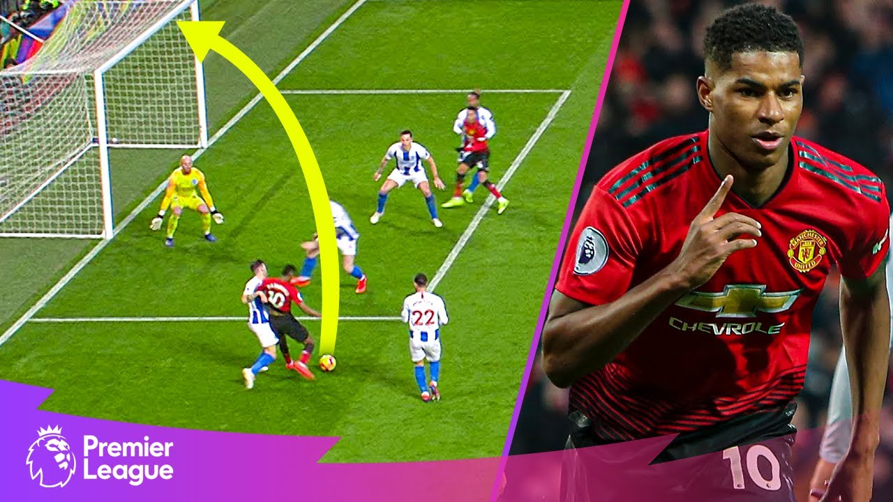 Clever feet & BRILLIANT Marcus Rashford finish! | Premier League ...