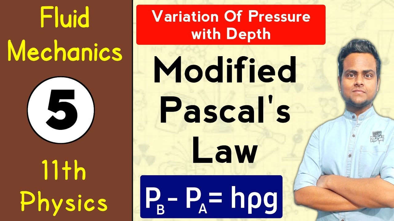 Modified Pascal's Law | Variation Of Pressure with Depth | Fluid ...