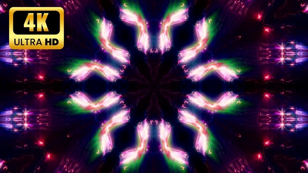 4K Loop Kaleidoscope Abstract background | No Copyright #freedownload ...