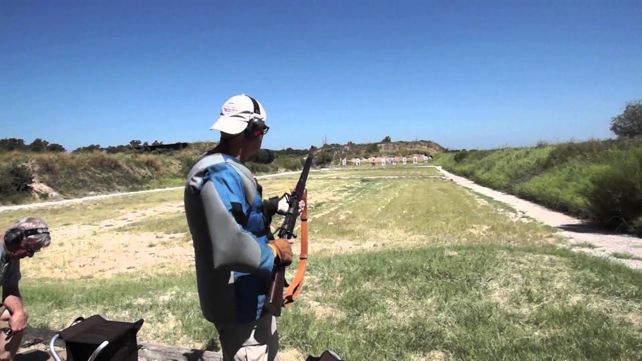 Service Rifle competition offhand - YouTube