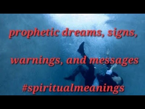 5 common prophetic signs, warning and message dreams meaning. - YouTube