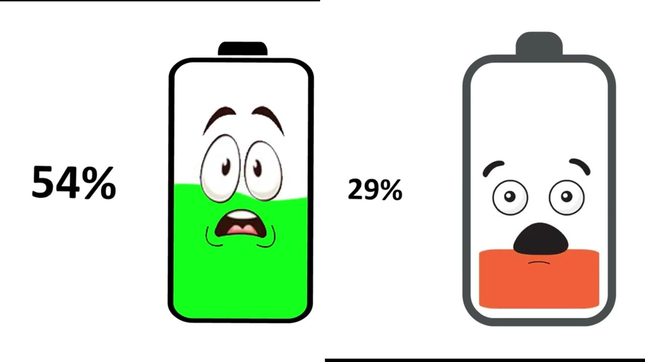 Low Battery Competition | Battery lowing 100 to 0 | Battery Animation ...