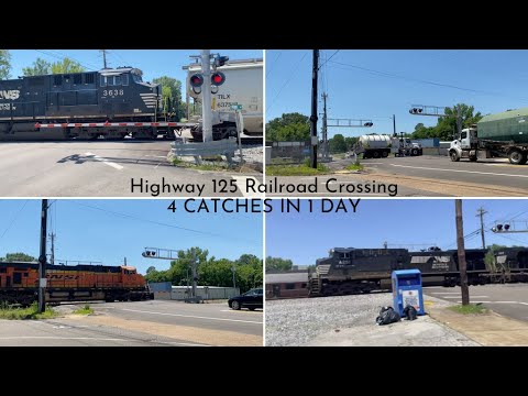 4 Catches In 1 Day - Highway 125 Railroad Crossing - YouTube