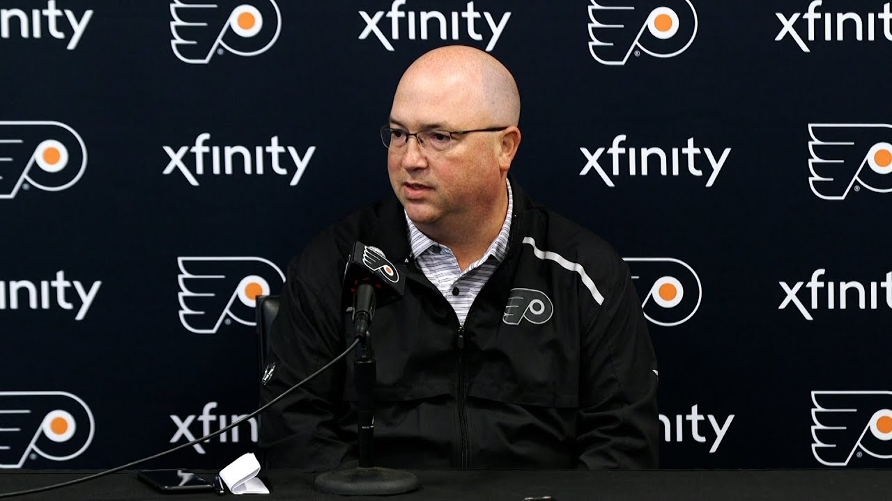 9/18 Rookie Camp Press Conference: Brent Flahr - YouTube
