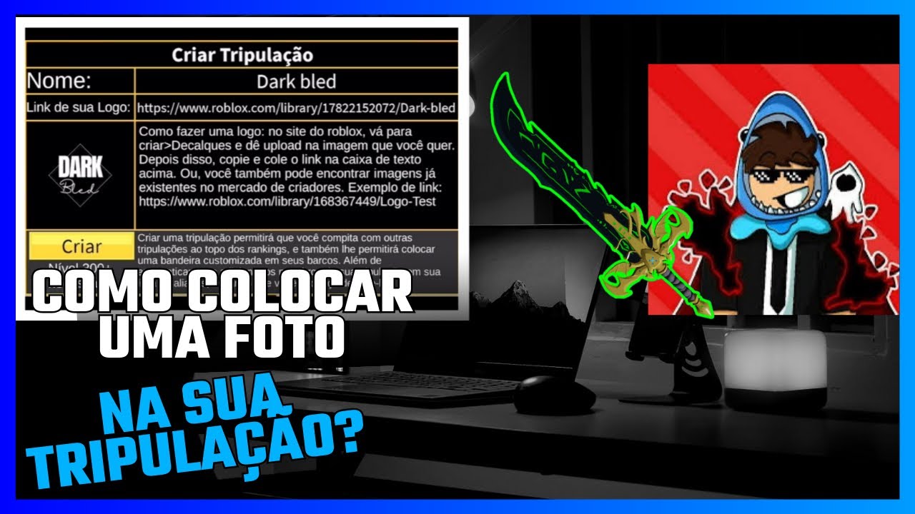 Como colocar uma foto na sua tripulação no blox fruits atualizado 2024 ...