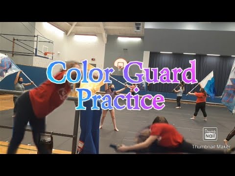 Color Guard Practice//what we do on a saturday - YouTube