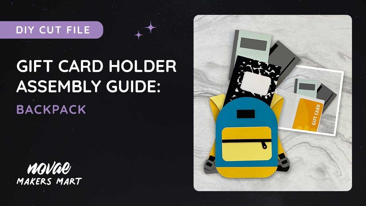 Backpack Gift Card Holder | DIY Back to School Card - YouTube