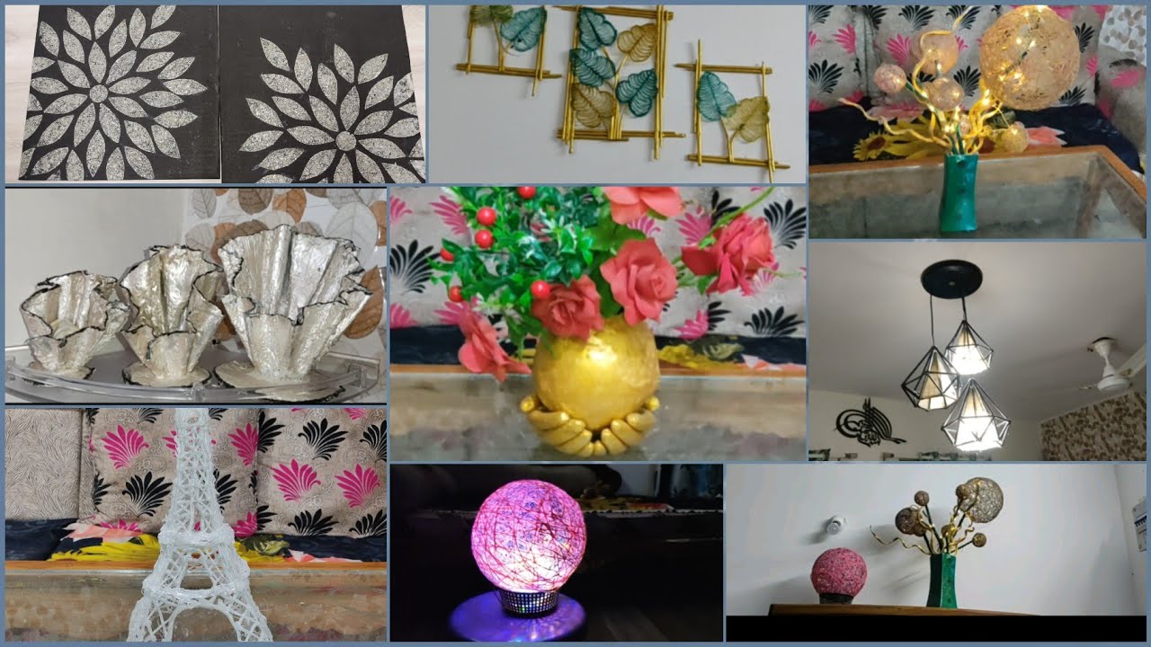 Self made home decor| Easy & economic material diy home decors by sure ...