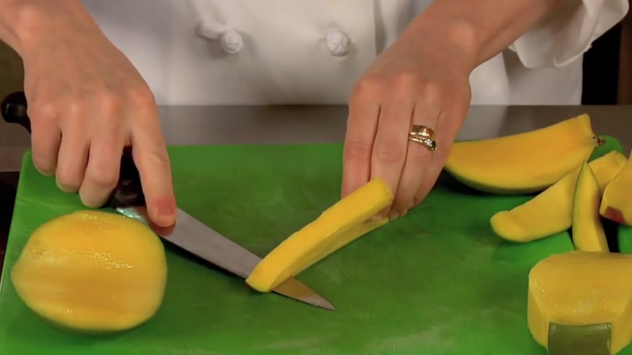 How to Cut A Mango: Culinary How-To - YouTube
