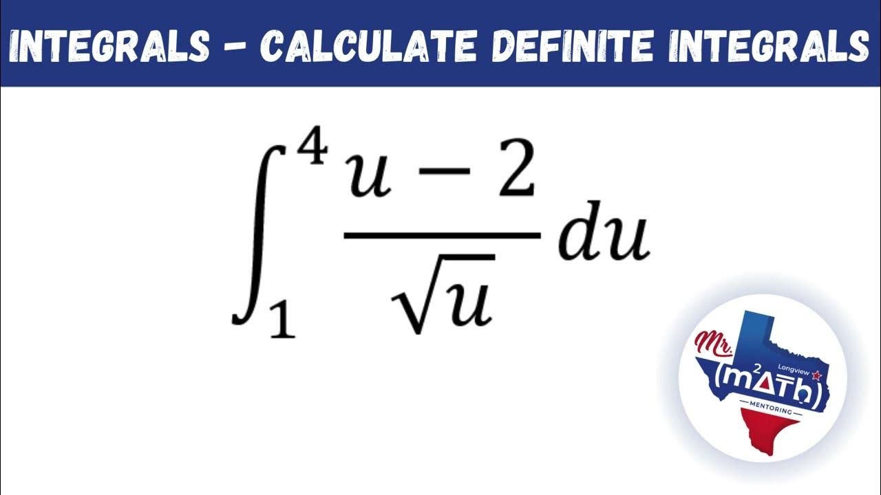 Integrals - Calculate definite integrals #6 - YouTube