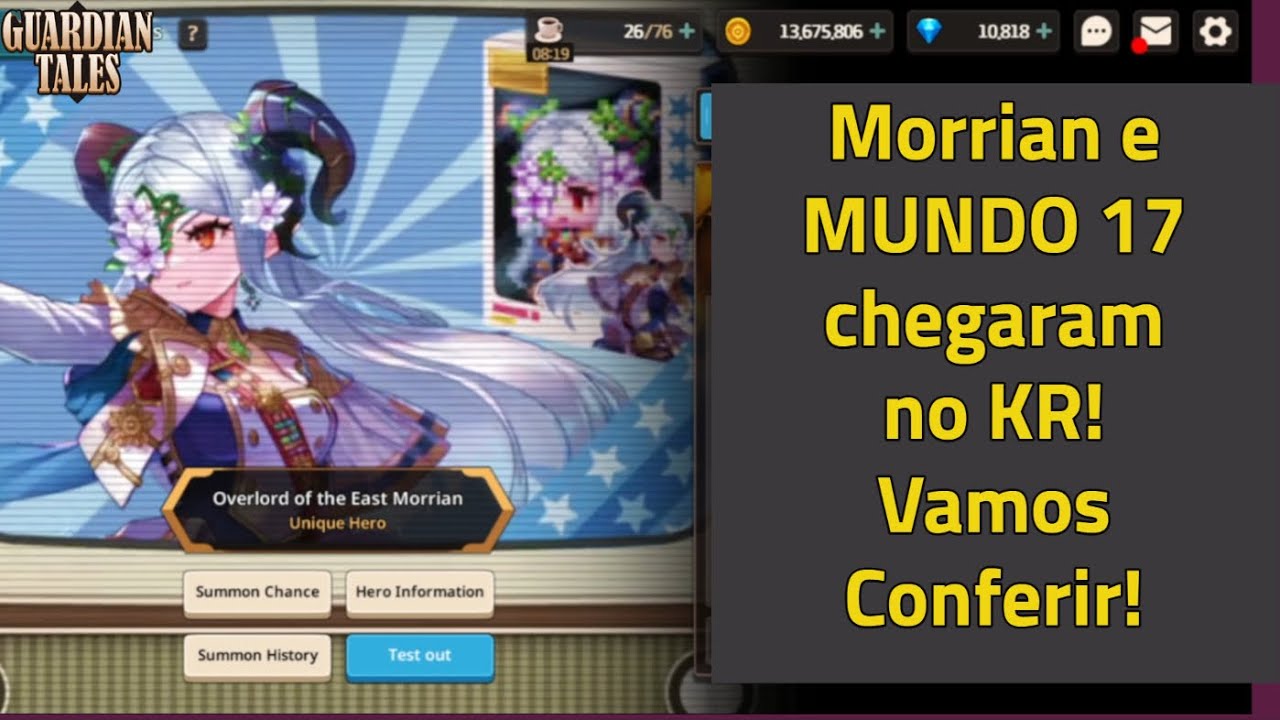 Guardian Tales | Morrian e Mundo 17 chegaram no KR - Vamos conferir ...